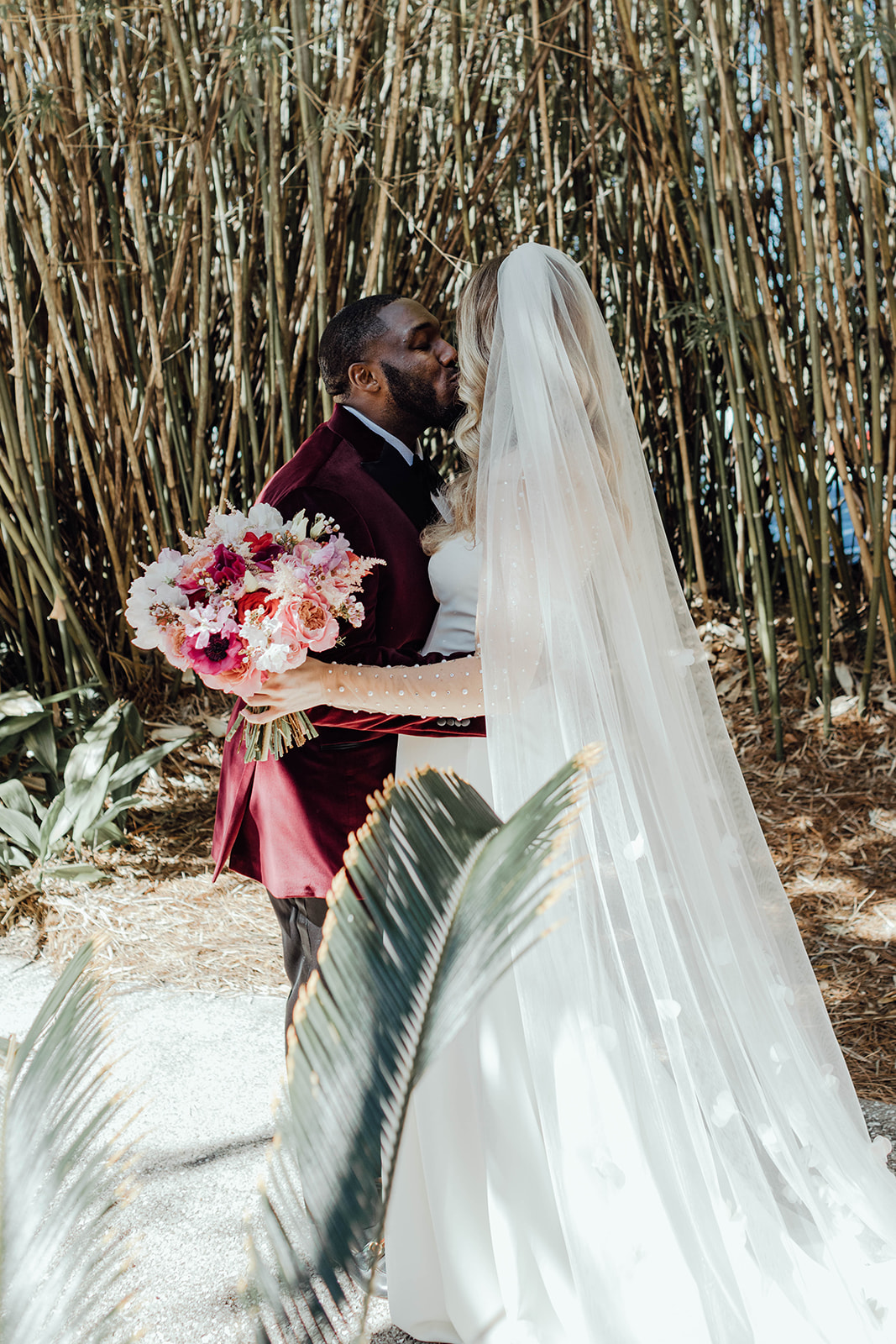 Valentine’s Day Wedding in Charleston Harbor-Heidi Bee Photo