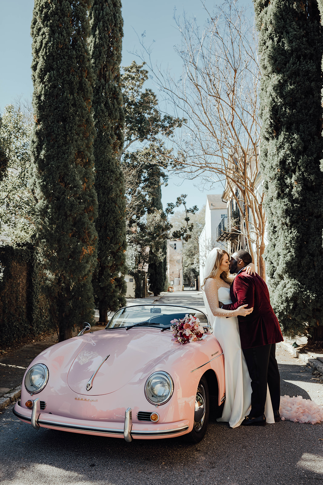 Valentine’s Day Wedding in Charleston Harbor-Heidi Bee Photo