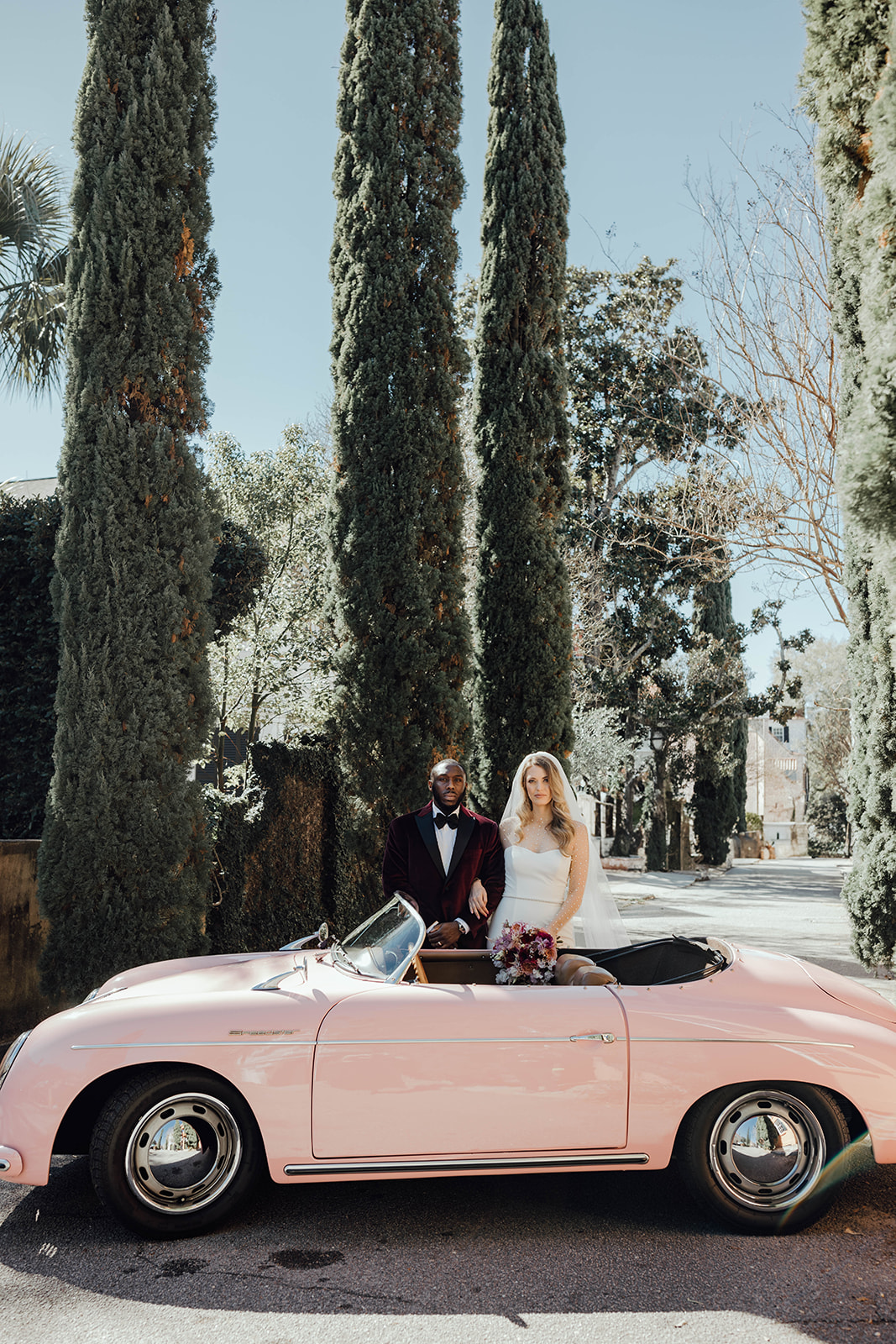 Valentine’s Day Wedding in Charleston Harbor-Heidi Bee Photo